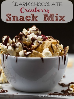 Dark Chocolate Cranberry Snack Mix - Ari's Menu