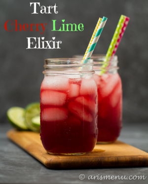 Tart Cherry Lime Elixir - Ari's Menu